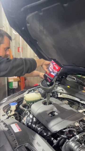 Замена масла в Киа К5 на КИТАЙСКОЕ