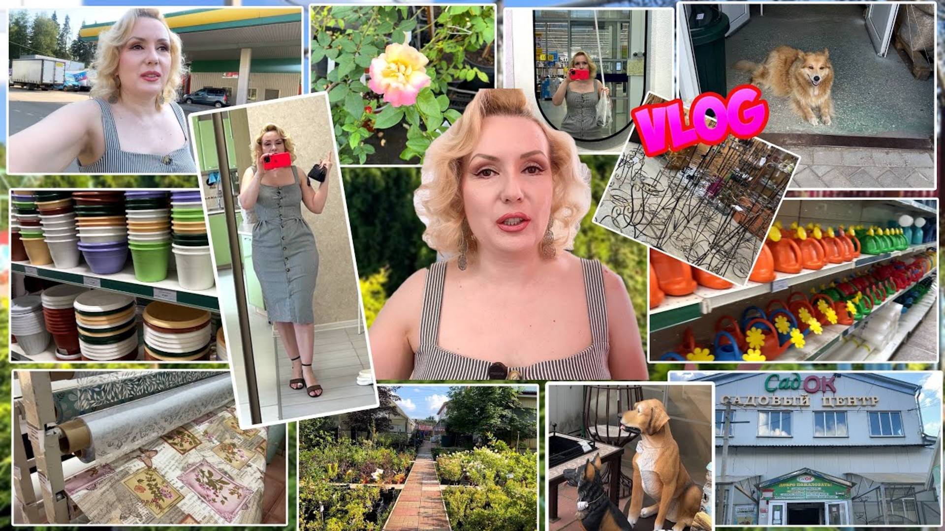 VLOG: КУПИЛА, ЧТО ПЛАНИРОВАЛА  и СЪЕЗДИЛА, КУДА ХОТЕЛА🥰// ПРОГУЛКА В ЖАРКИЙ ДЕНЬ☀️//ШИКАРНЫЙ ПЕС🐕