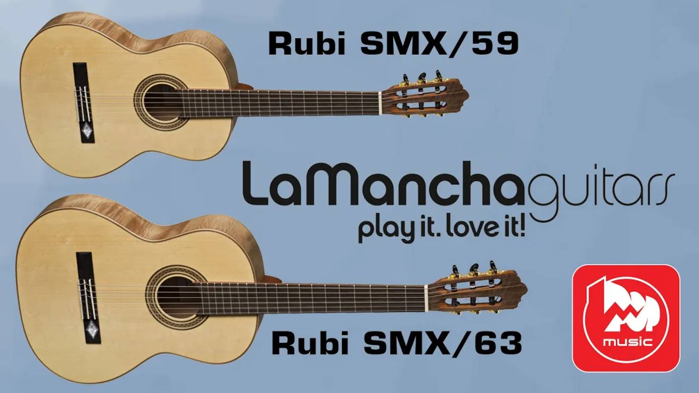 Классические гитары La Mancha Rubi SMX размеры 7/8 и 3/4