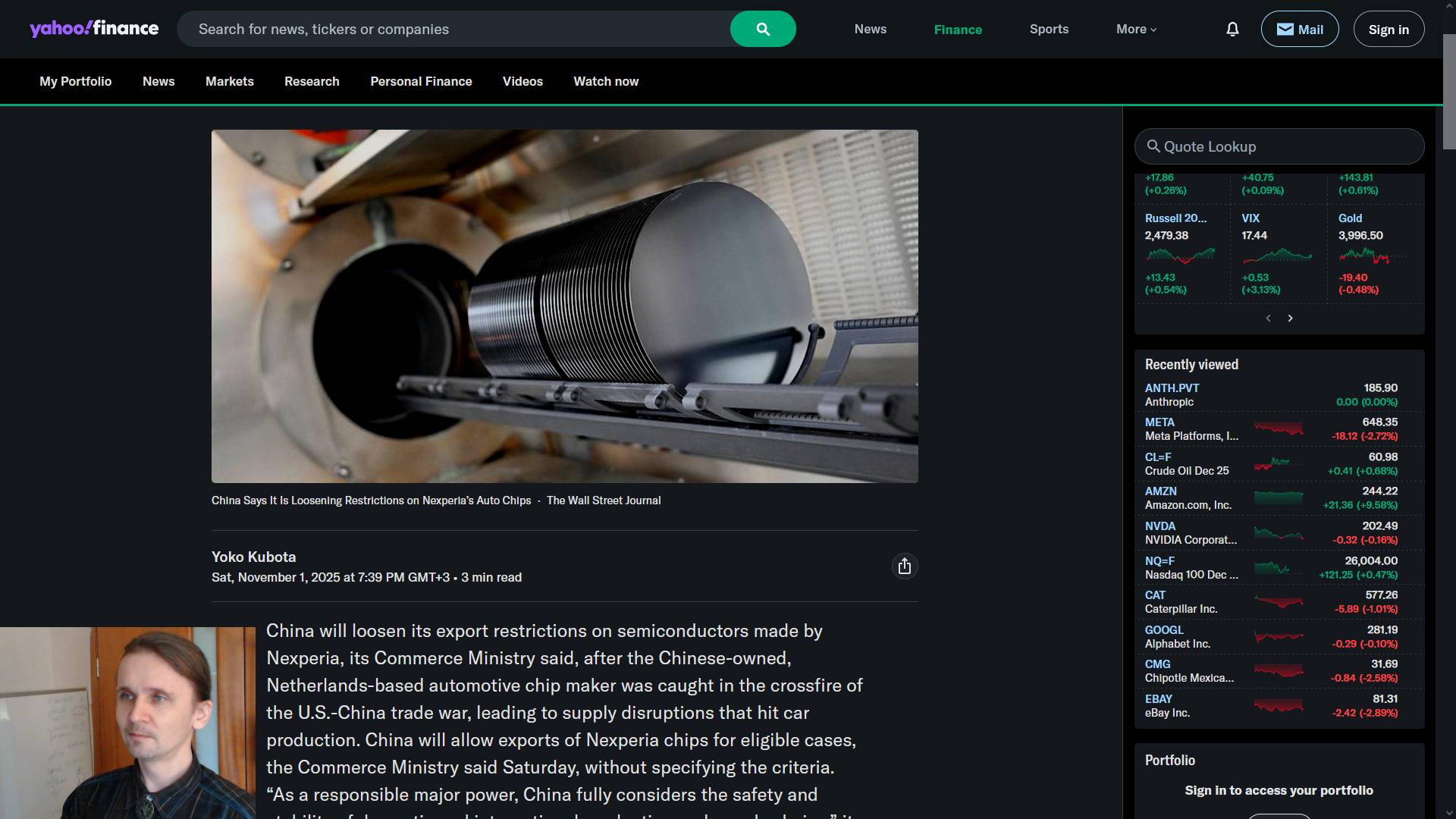 Подборка экономических новостей. Nexperia, Boeing, Irobot