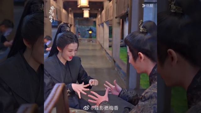 Закадровые съемки дорамы "В отблеске пламени благоухает слива"