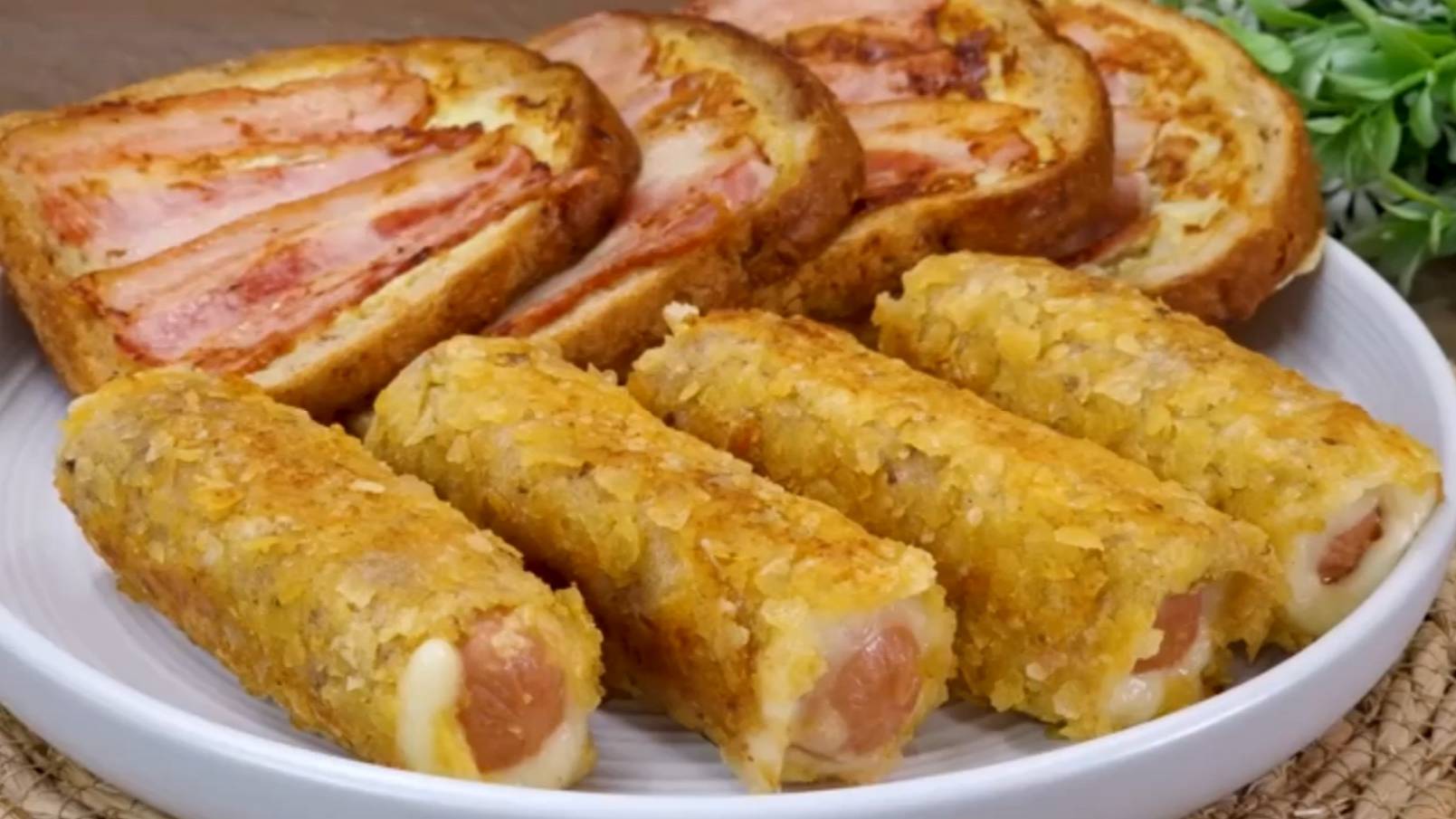 Рецепт бутербродов | Простые бутерброды | С сосисками и сыром