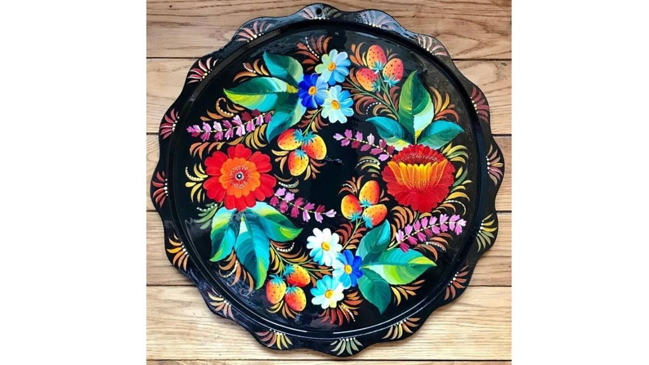 ВЕЛИКИЕ РУССКИЕ МАСТЕРА. НАРОДНОЙ ВОЛХОВСКОЙ РОСПИСИ