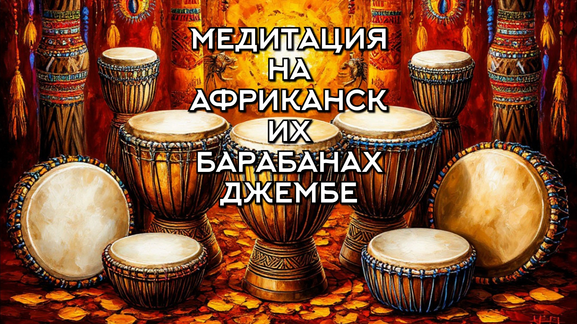 Медитация на африканских барабанах Джембе, Духовная сила и целительная энергия предков (2 часа)