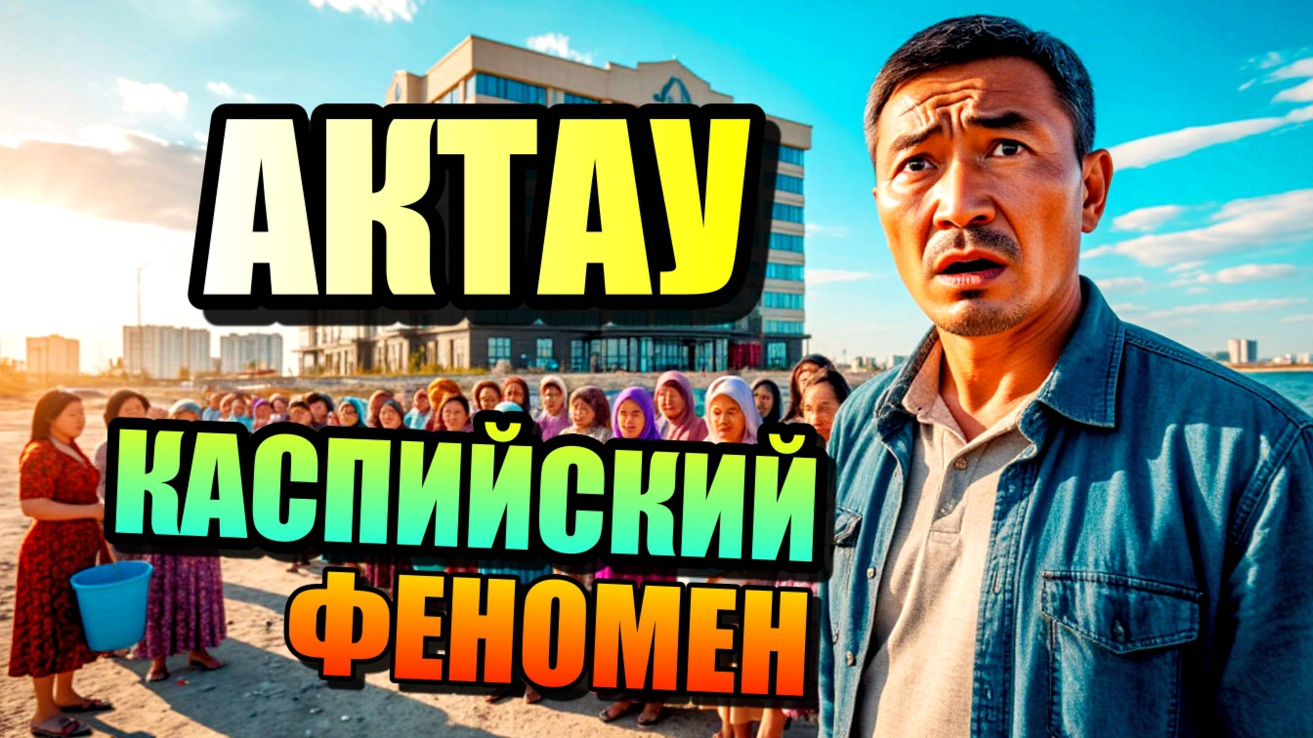 АКТАУ- Каспийский Феномен!! Самый необычный город Казахстана!