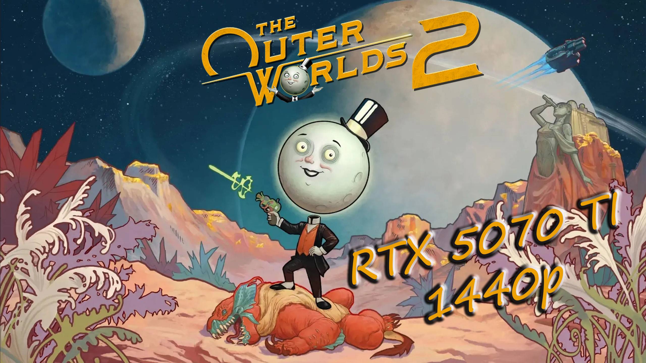 The Outer Worlds 2 - Геймплей, тест, начало игры. RTX 5070 ti + i9-11900k