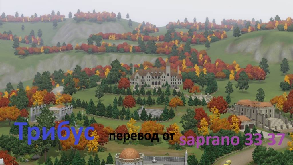 Обзор кастомного городка симс 3 Трибус_New