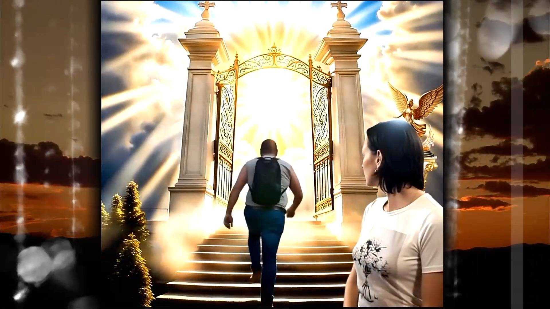 Памяти близкого человека - Уходит по лестнице в рай попрощавшись