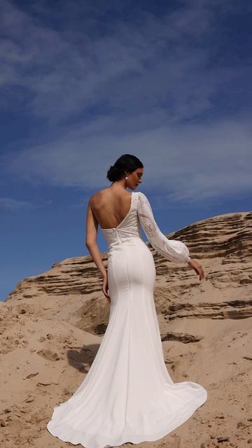 Свадебное платье Бие из коллекции «Free Spirit» 2026 от бренда Gabbiano