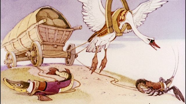 Возьмите на урок: И. Крылов «Лебедь, щука и рак»