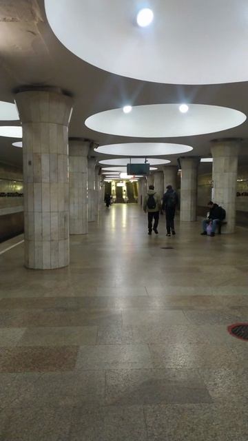 Сибирь. Новосибирск. Станция Площадь Гарина-Михайловского  Фрагмент ГМ А1