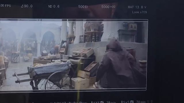 Бэкстейдж моей пробежки из сериала "Константинополь" - первое падение