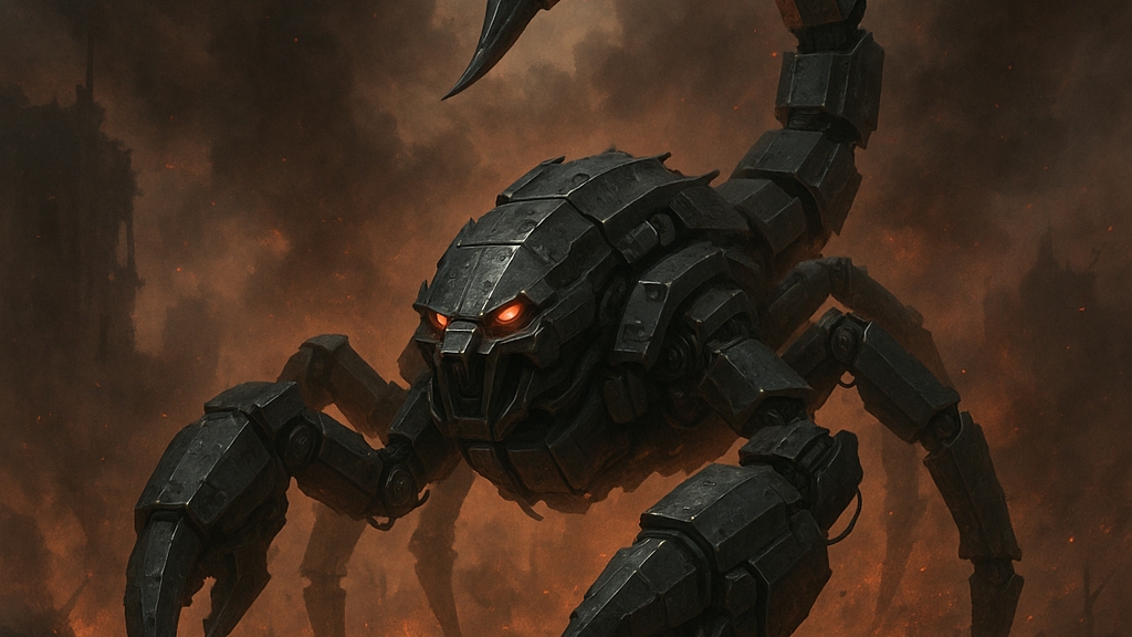 Стальной скорпион / песня от ИИ suno / трек по вселенной игры "Звёзды Матрицы"