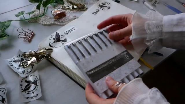 Minimalist November 2025 Bullet Journal Setup with Mini Printer