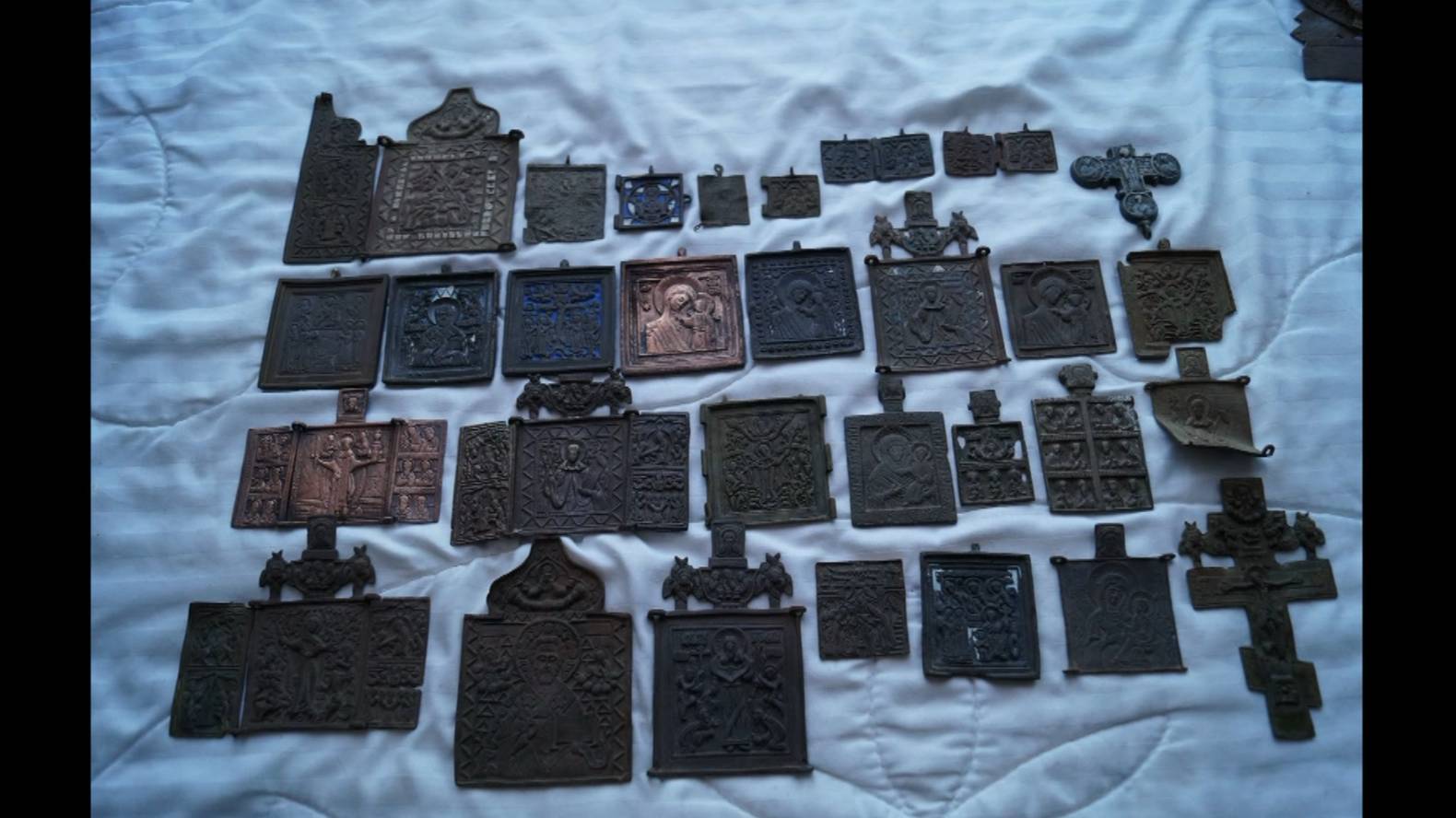 Фотообзор церковной металлопластики.С бабушкиного иконостаса.