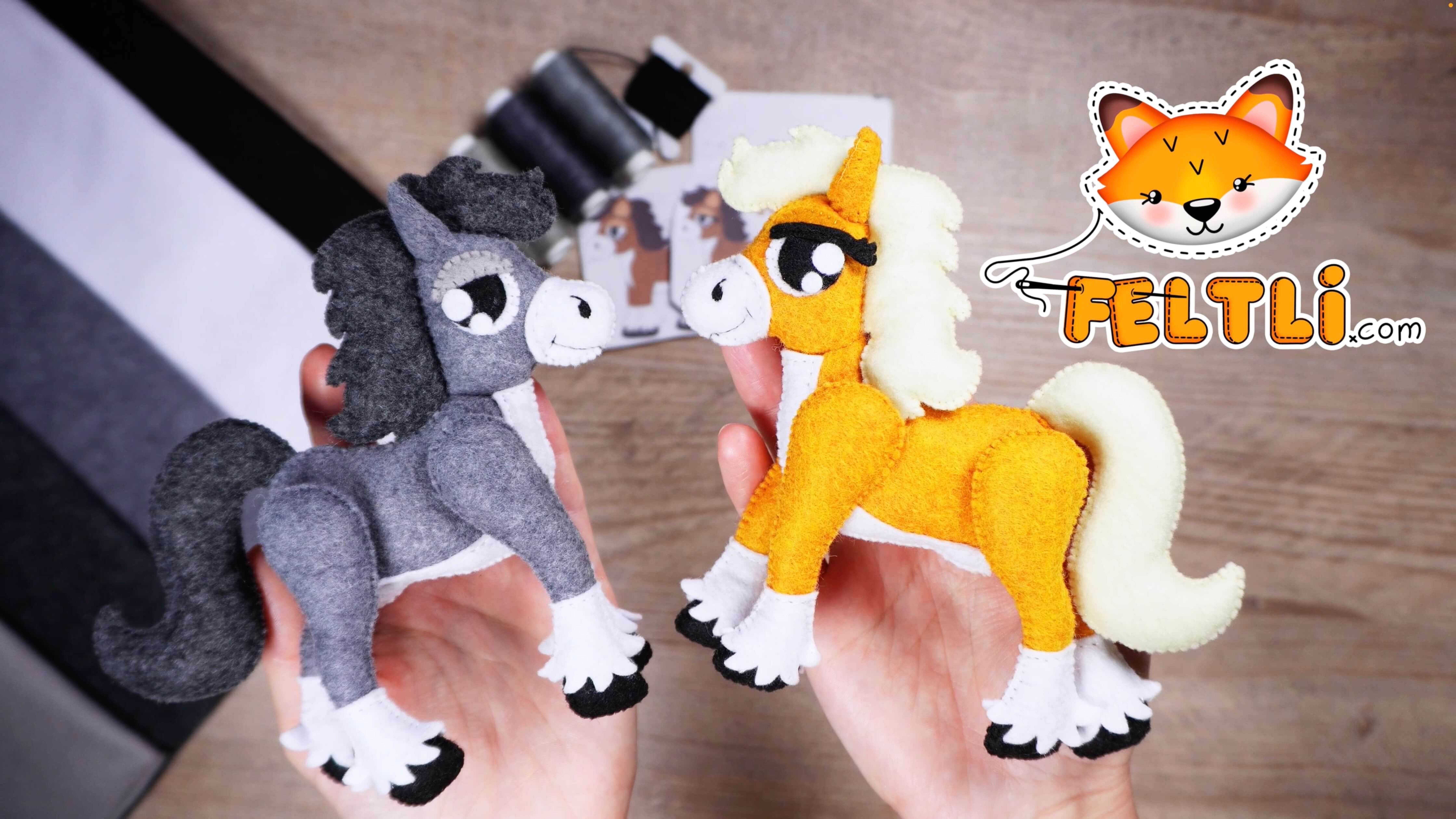 Мастер-класс Лошадка своими руками / Выкройка лошадки / Символ 2026 года своими руками