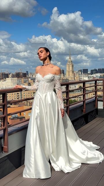 Свадебное платье Лоен из коллекции «Vela» 2026 от бренда Gabbiano