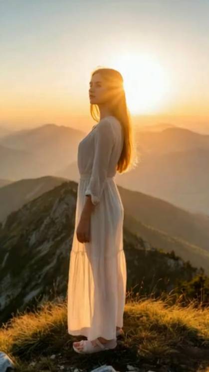 Трансформация девушки  в Ангела: Магия и Красота