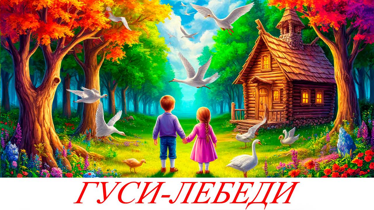 ГУСИ ЛЕБЕДИ | детские сказки онлайн | аудиосказки | сказки для малышей