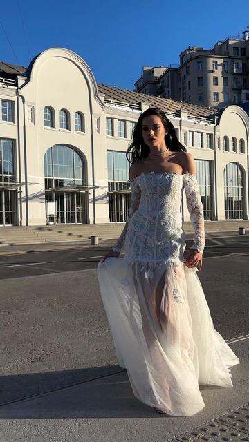 Свадебное платье Тириль из коллекции «Vela» 2026 от бренда Gabbiano