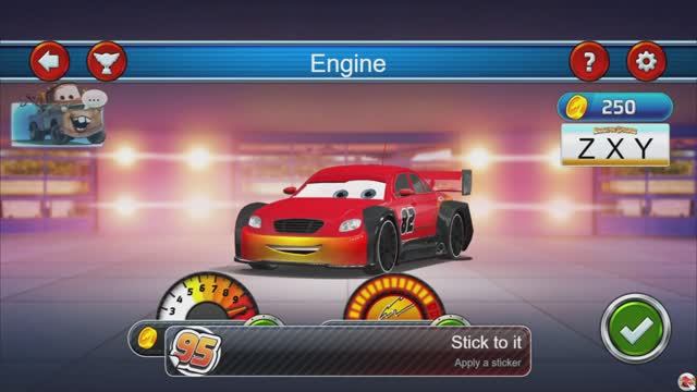 ТАЧКИ! Маквин готовит двигатель к заезду