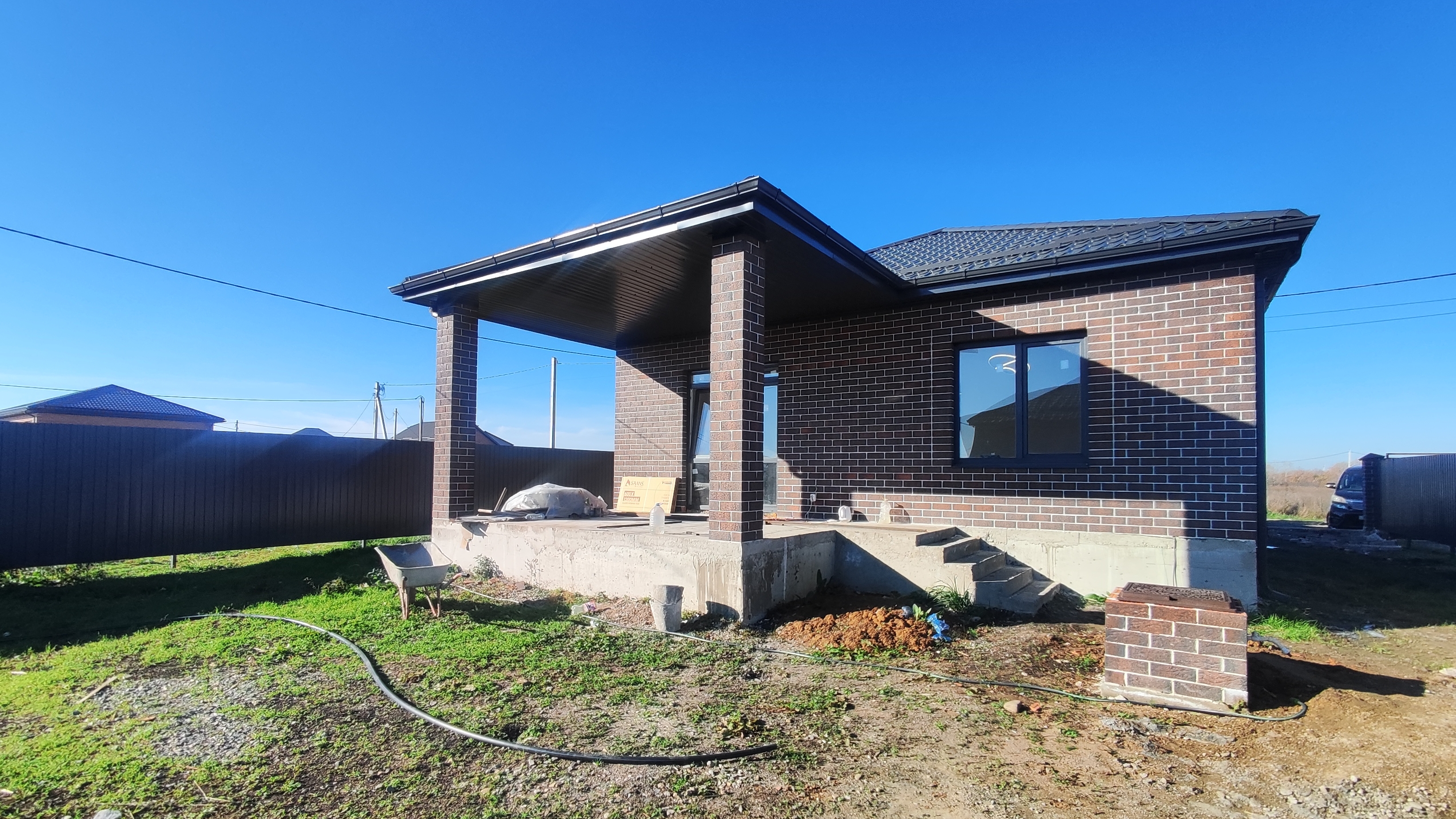 Два новых дома в пгт. Ильский Краснодарского края 🏡Терраса, гардеробная, отделка под ключ🔐