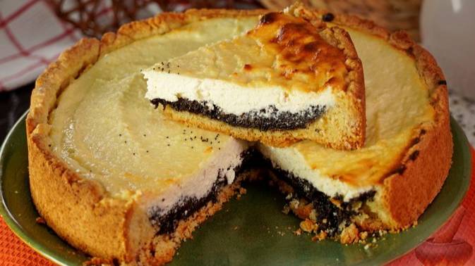 Тесто хрустит, начинка тает. ПЕСОЧНЫЙ ПИРОГ С МАКОМ И ТВОРОГОМ