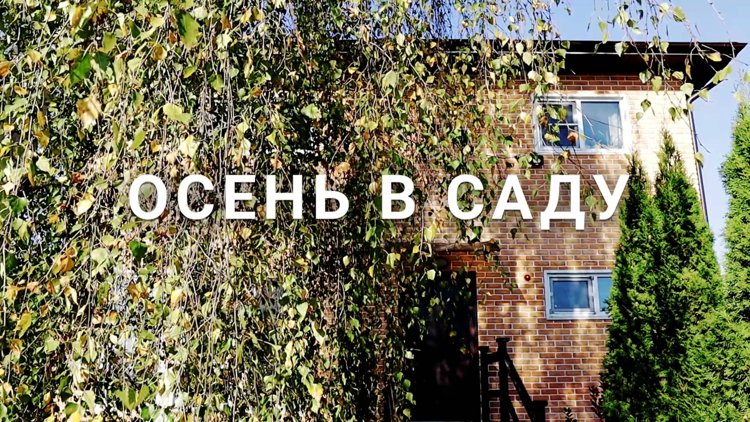 Осень в подмосковном саду