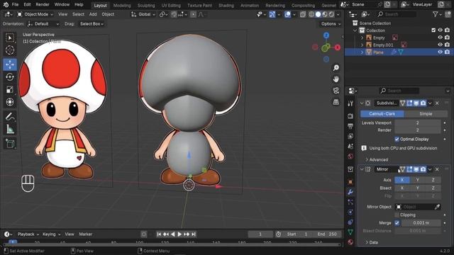 Урок 4. Модификатор Mirror