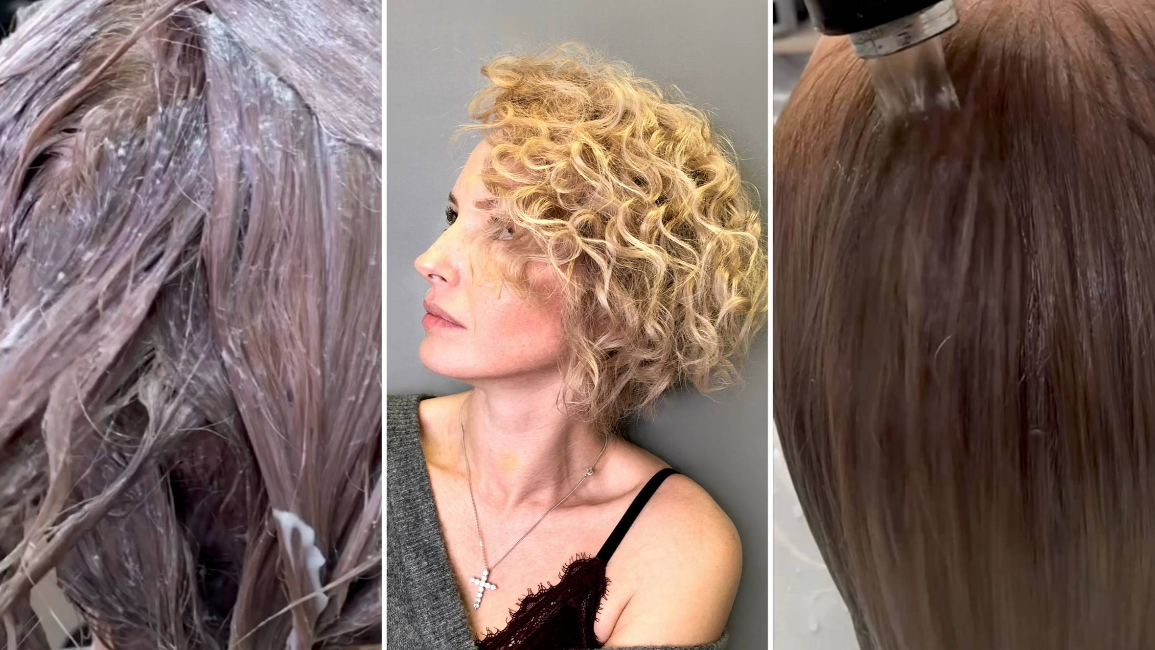 Мелирование, тон, укладка