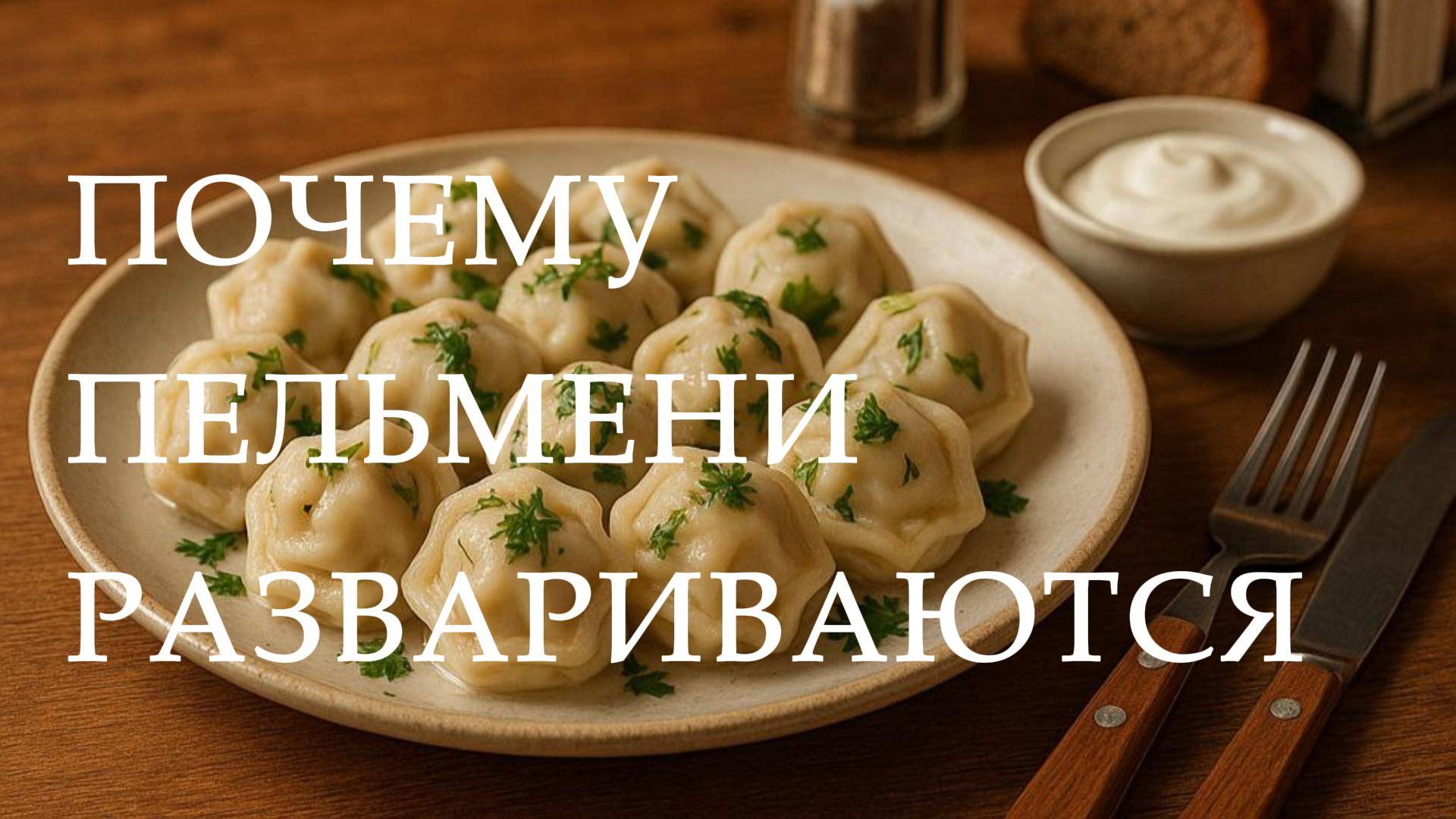ПОЧЕМУ РАЗВАРИВАЮТСЯ ДОМАШНИЕ ПЕЛЬМЕНИ