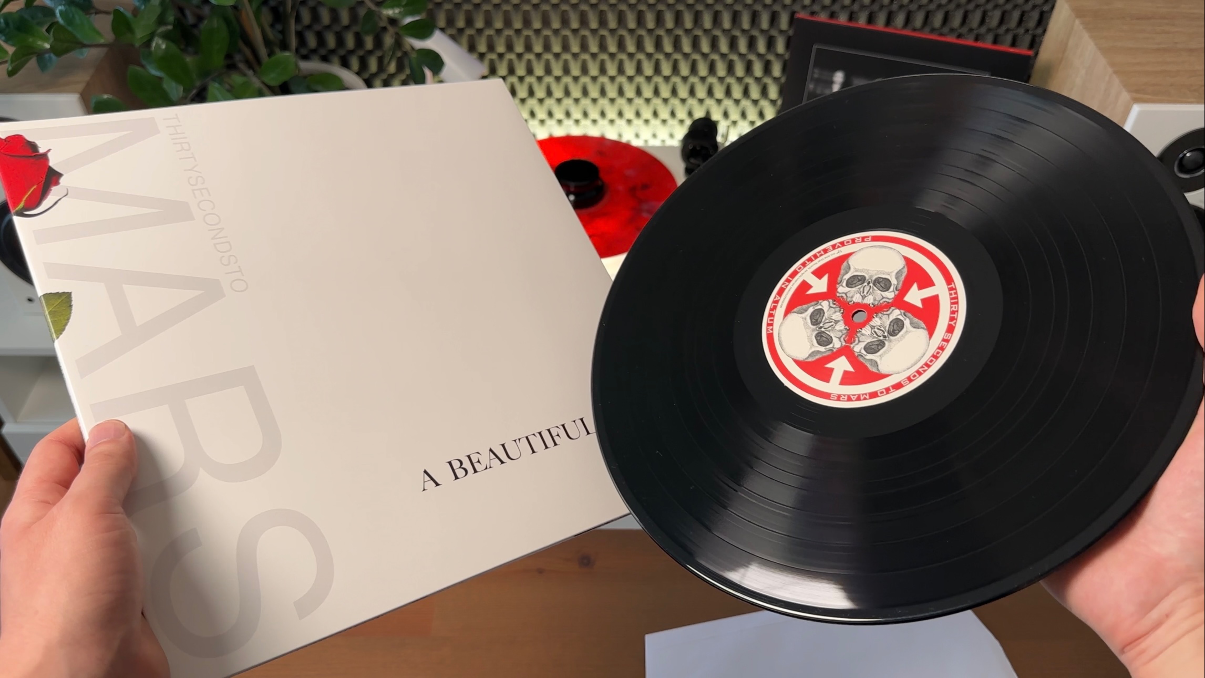 Thirty Seconds To Mars - A Beautiful Lie - Распаковка и обзор виниловой пластинки