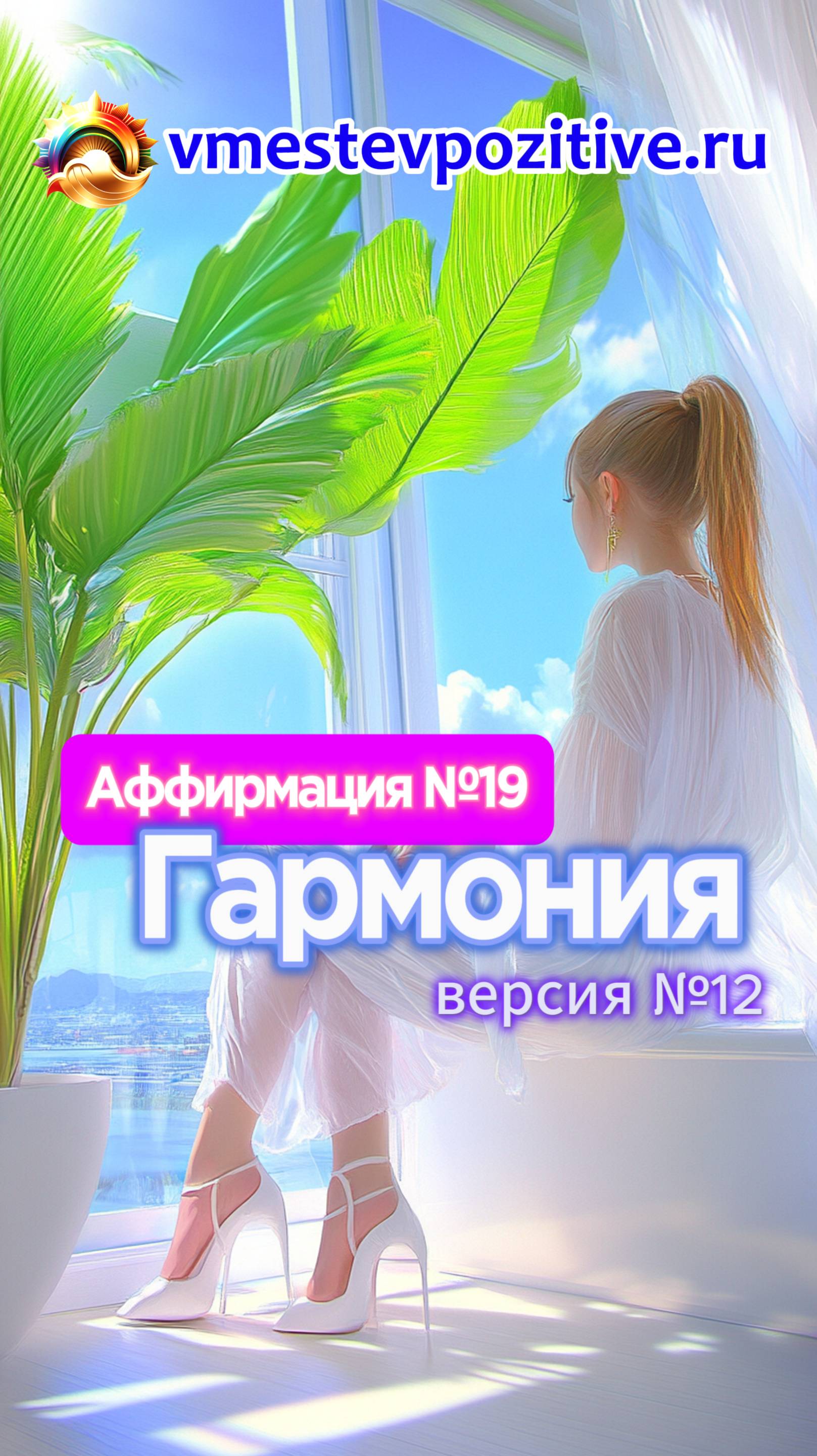 Affirmation. Female. №19. Гармония (v12)