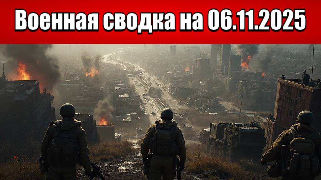 «ВС РФ штурмуют последние кварталы Волчанска!»: Военная сводка с фронта СВО на 06.11.2025