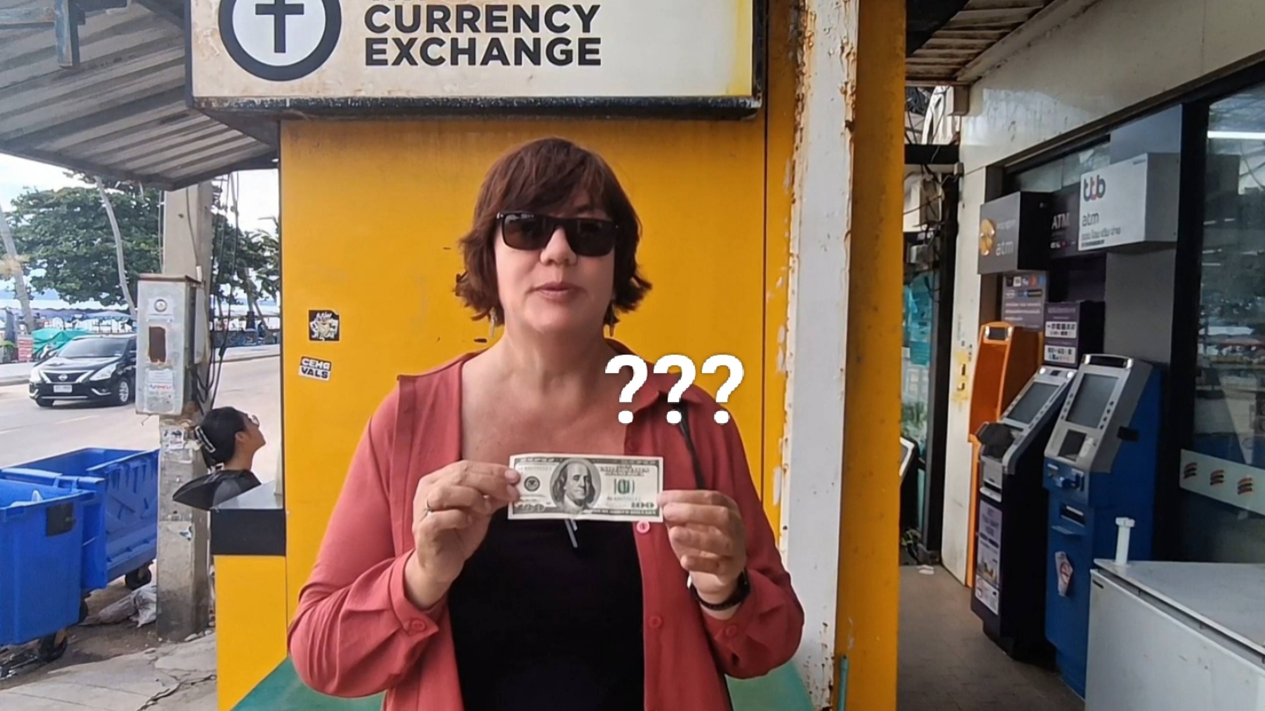 Доллары старого образца в Таиланде, меняют или нет? Ноябрь 2025. Паттайя.