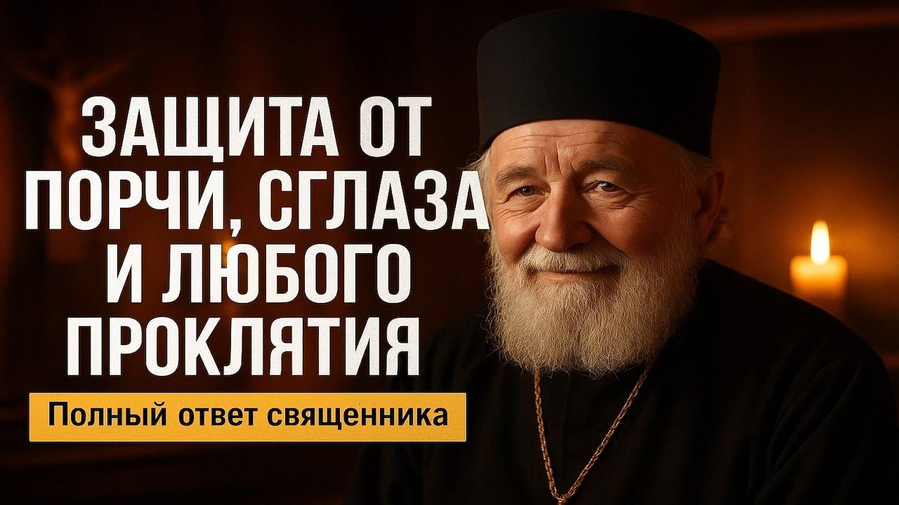 ЗАЩИТА ОТ ПОРЧИ СГЛАЗА И ЛЮБОГО ПРОКЛЯТИЯ Полныи ответ священника