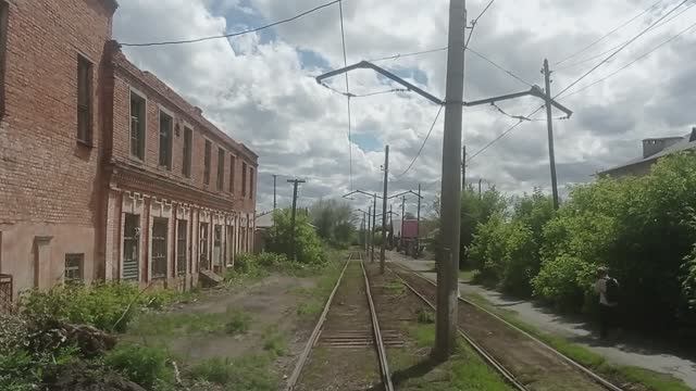 Орск. Трамвай в Старом городе