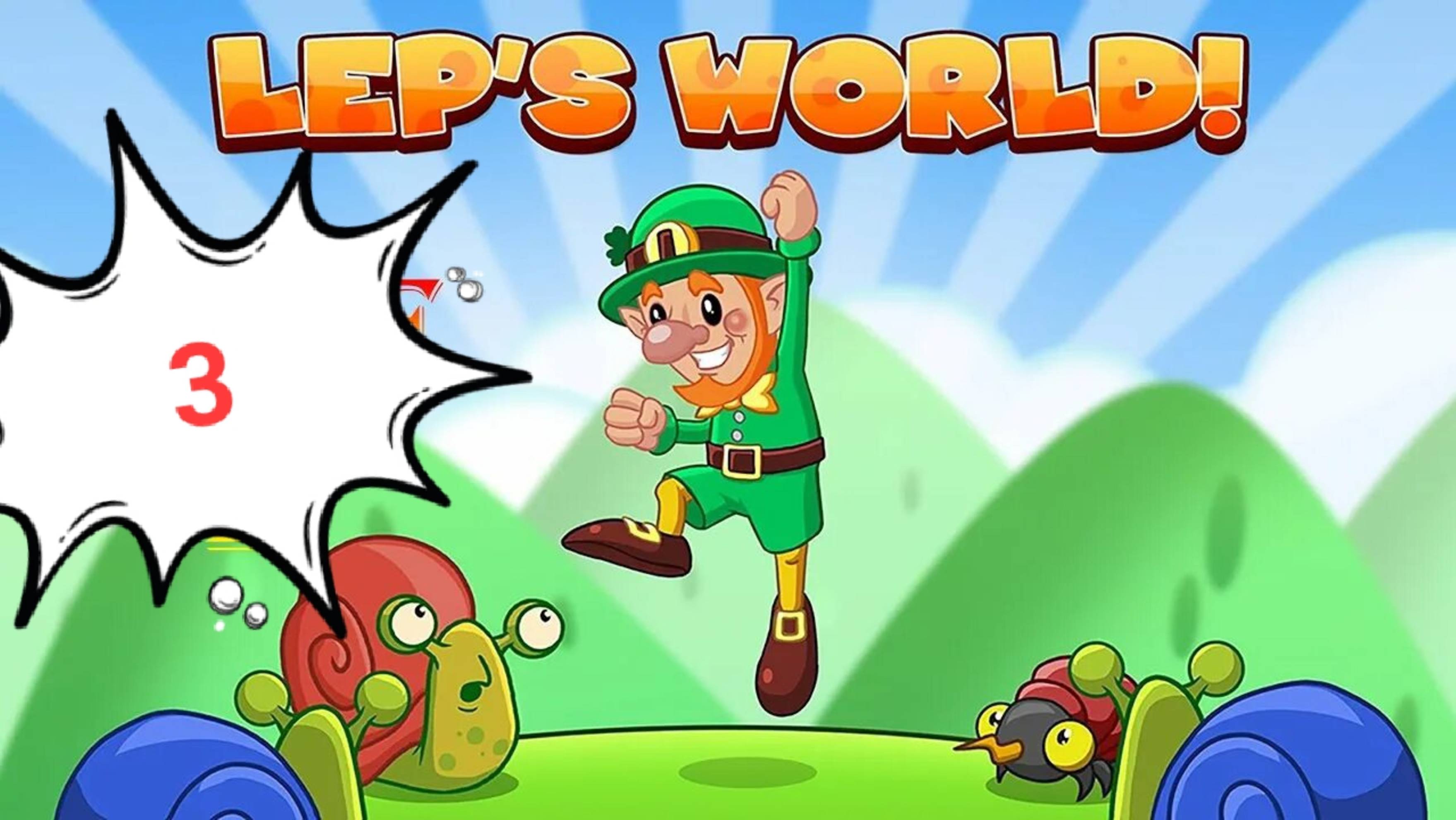 Обзор игры на андроид "Lep's world" ТРЕТИЙ УРОВЕНЬ