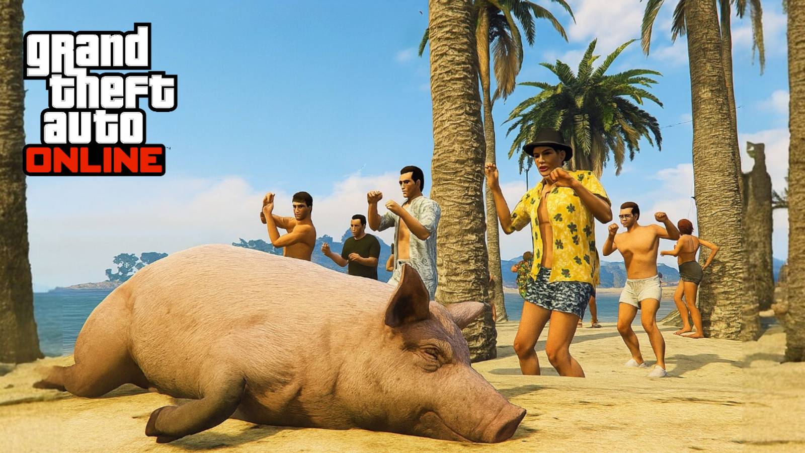 Летим Свиньей на Кайо-Перико в GTA Online