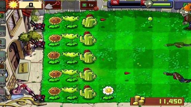 Прохожу PVZ 1 level 1-6 2 кампания