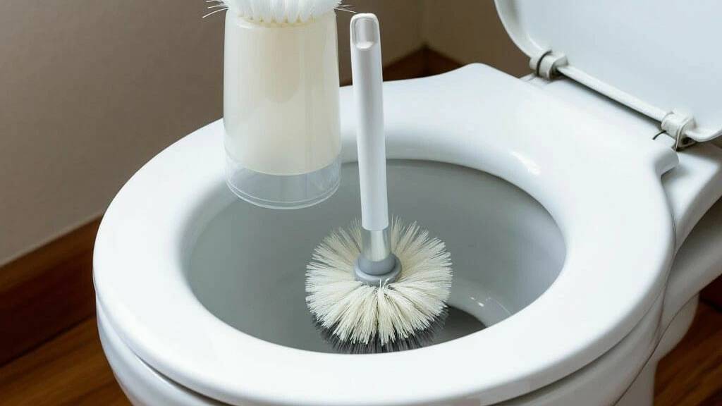 Туалетный ёршик падает. Модернизируем и вешаем.