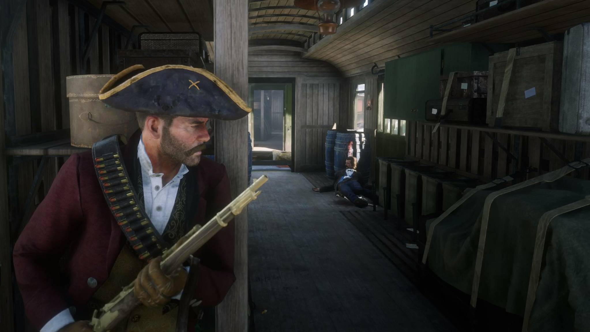 Red Dead Redemption 2. Играю за Артура Моргана. 1 день.#RDR2#Сюжет#Ограбление#RUTUBE