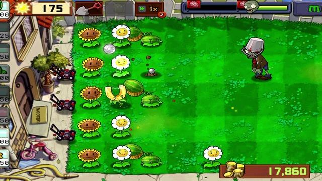 Прохожу PVZ 1 level 1-8 2 кампания
