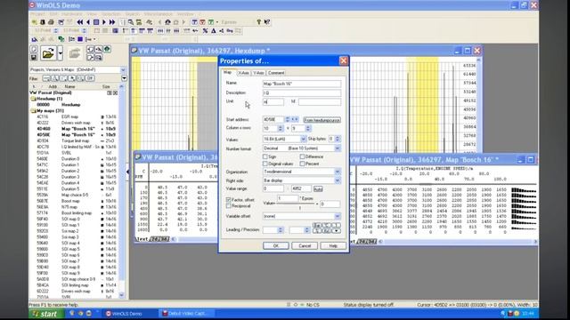 руководство winols, часть 17 Стартовые карты