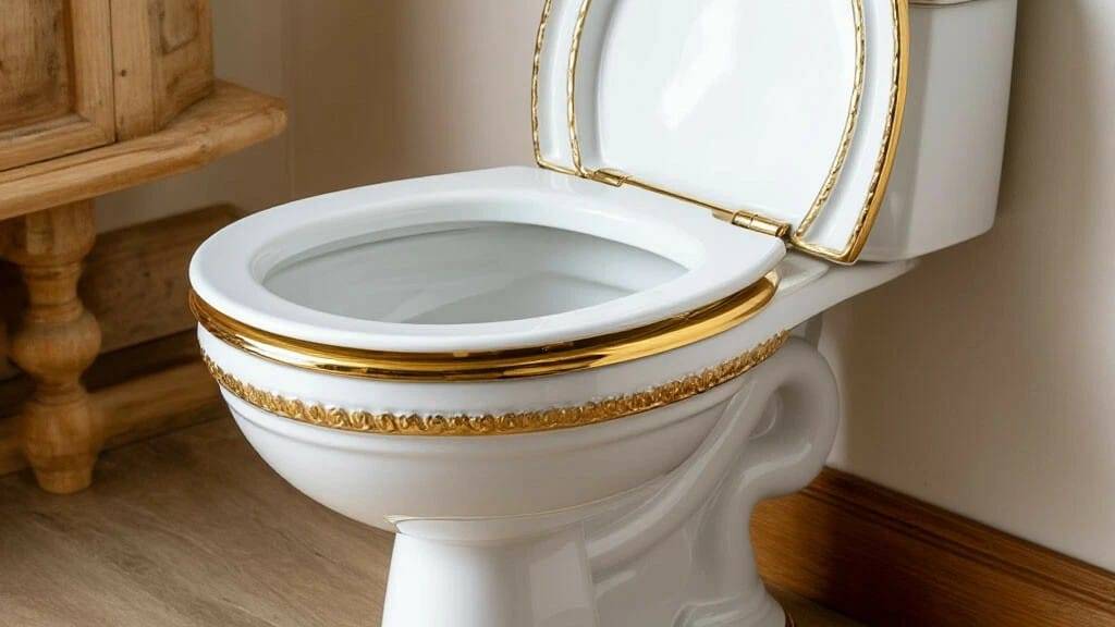 Собрать и установить сиденье унитаза с крышкой.