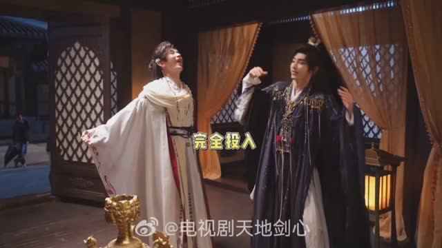 Закадровые съемки дорамы "Лиса-Сваха: Ван Цюань" ( Небо и Земля - Меч Сердце)