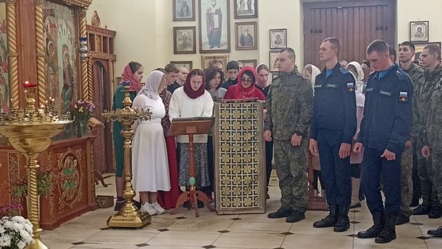 Детский образцовый академический хор "Соловушка" с. Рощино - Херувимская песнь