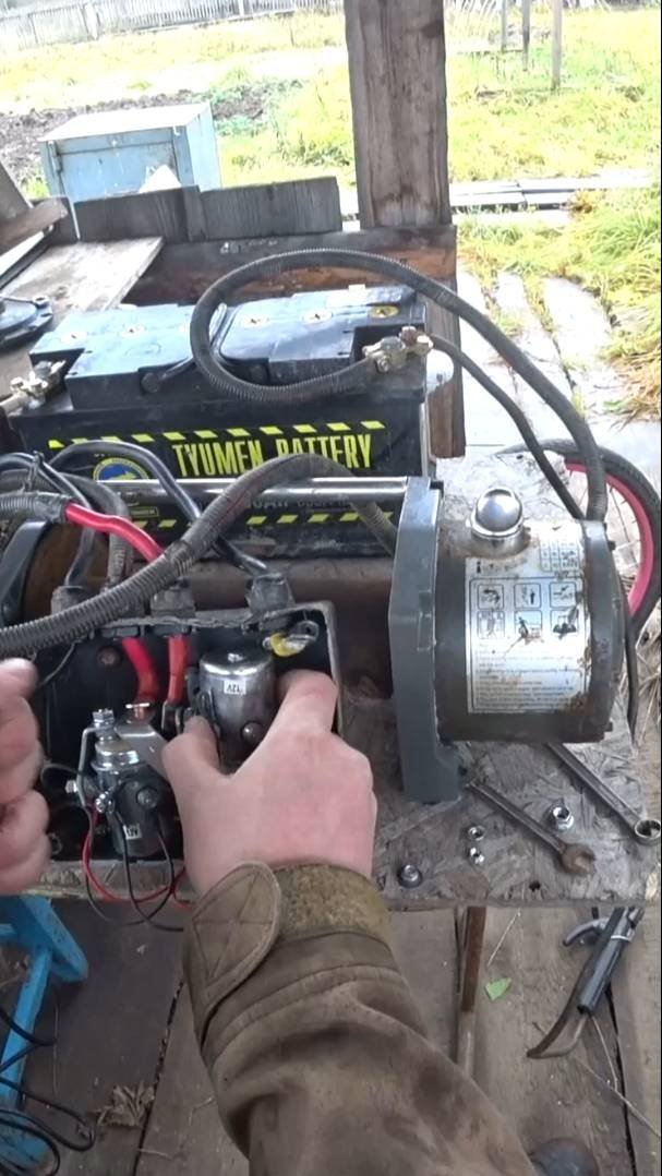 Электрический Левиафан: Как оживить лебёдку 12V Electric Winch 12000 заменой соленоида?