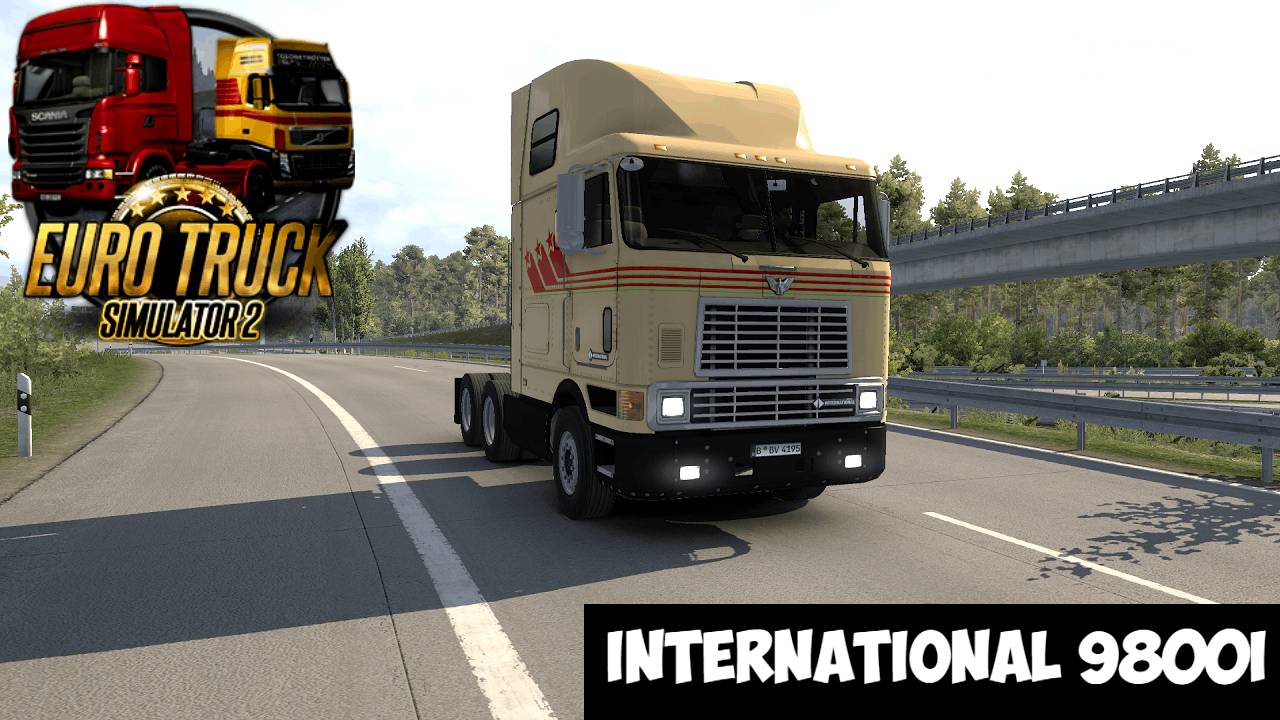 🚚 Euro Truck Simulator 2 (1.56) ОБЗОР МОДА Грузовик International 9800i !!