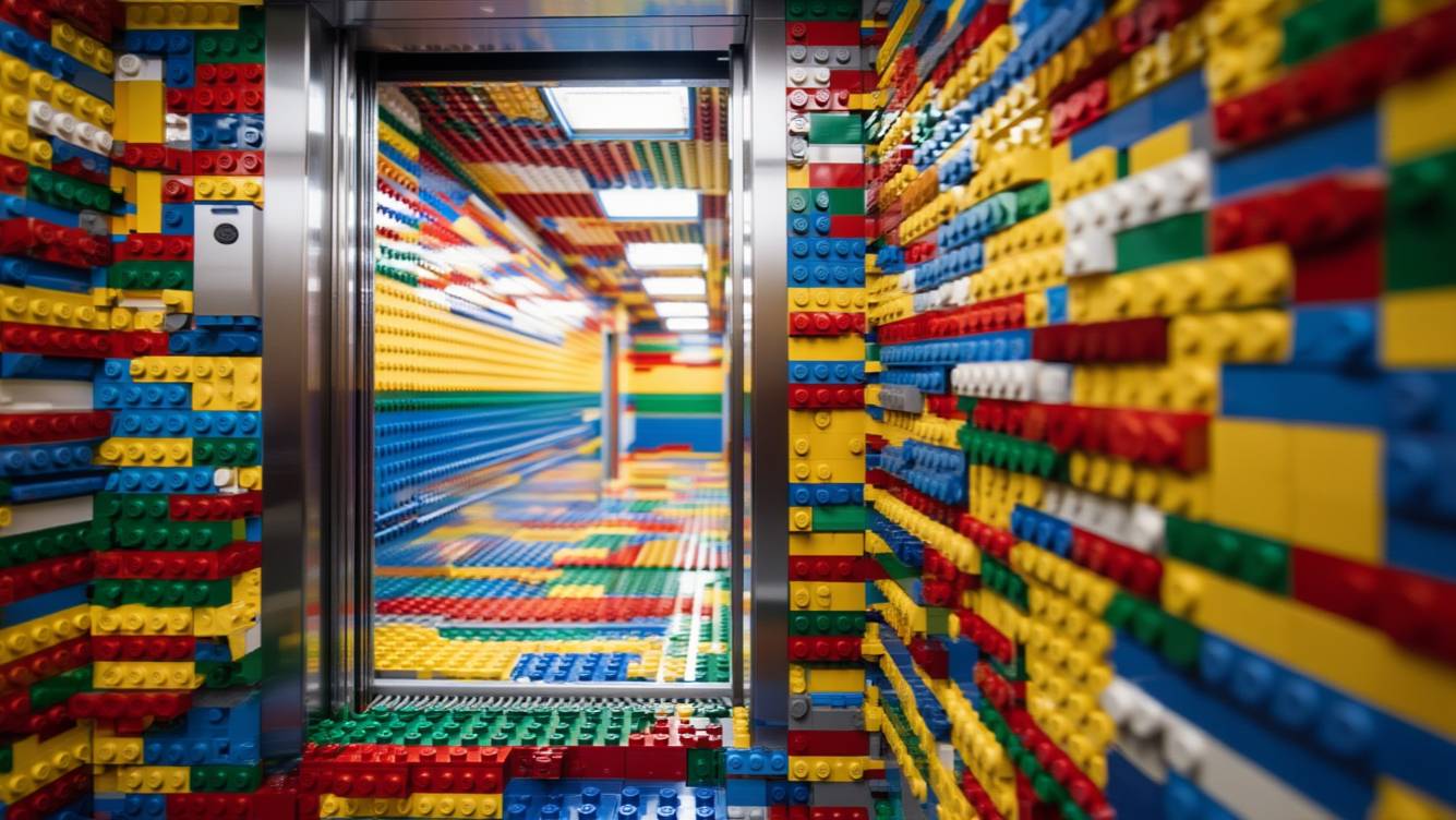 ASMR от ИИ | Волшебный лифт звуков 🌌 Путешествие для расслабления и сна